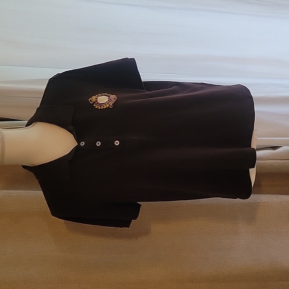 Ralph Lauren | Tops | Vintage Ralph Lauren Polo Cuff Sleeve Brown ...
